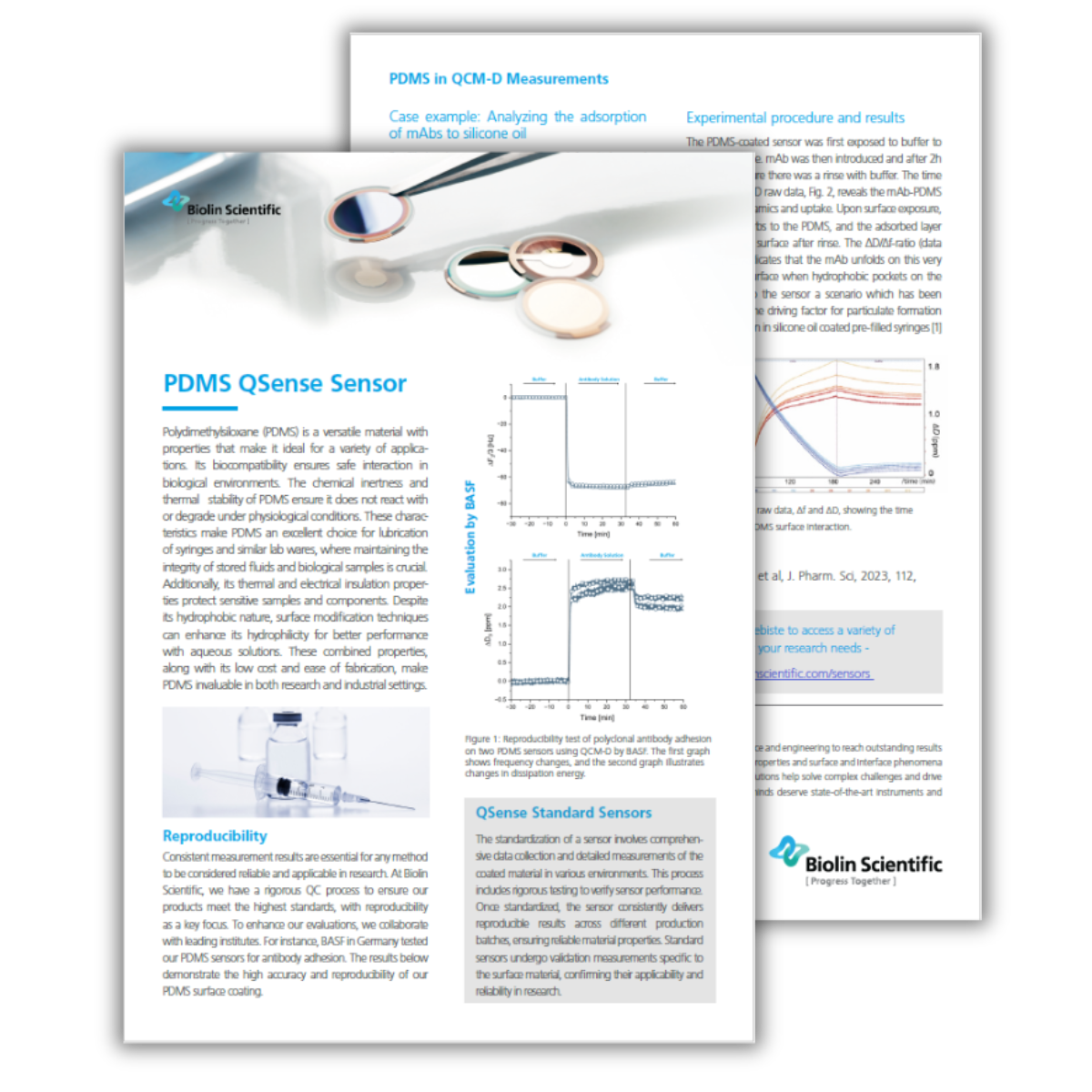 QSense Sensors for Biopharma | List | Biolin Scientific