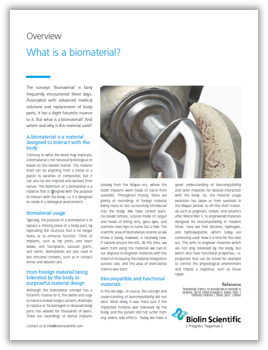 What is a Biomaterial | Overview | Biolin Scientific